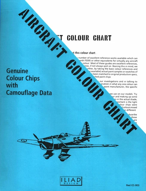AIRCRAFT COLOR CHART Cc-003 Ww2 Training Aircraft Usaaf Us Navy At-6 ...
