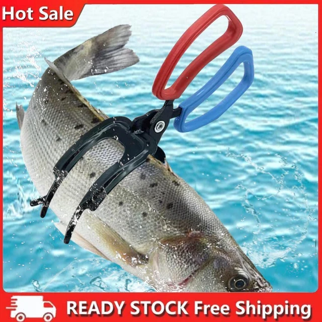 2 CLAW FISH Gripper Metal Fishing Pliers Gripper Fish Control Clamp ...