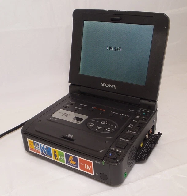 SONY PAL MINI DV Walkman VCR - Video Transfer - Grade A (GV-D900E) £ ...