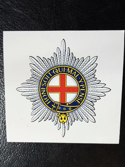 POST WW2 BRITISH Army Coldstream Guards Cap Badge Large Car Bumper ...