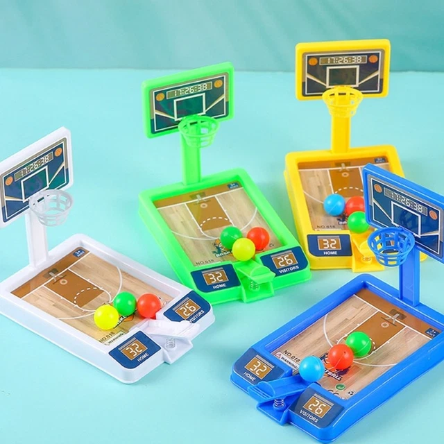 BASKETBALL TOY MINIATURE Desktop Basketball Battle Board Game Activity ...