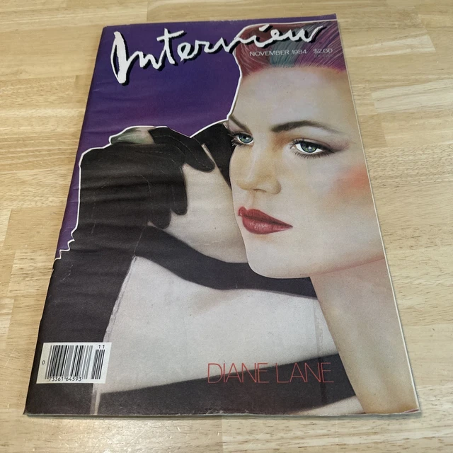 INTERVIEW MAGAZINE NOVEMBER 1984 Diane Lane Tina Turner James Brown £51 ...