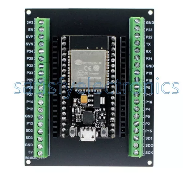 ESP32/ESP32S/CP2102 DEVELOPMENT DEV Board/ Expansion Board 2.4GHz Dual ...