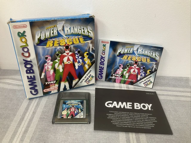 NINTENDO GAMEBOY COLOR Sabans Power Rangers Lightspeed Rescue £27.99 ...