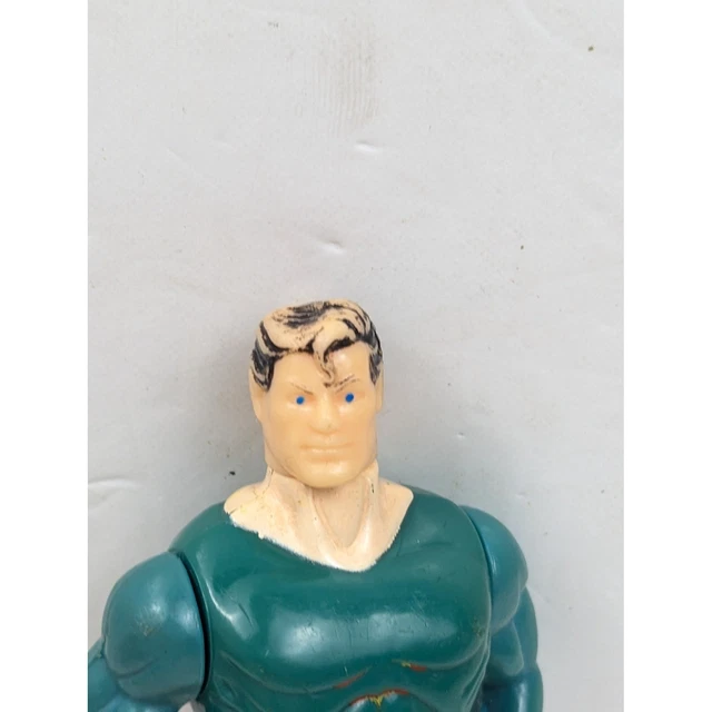 VINTAGE SUPERMAN ACTION Figure Toy Jointed Arms Legs Red Boots ...