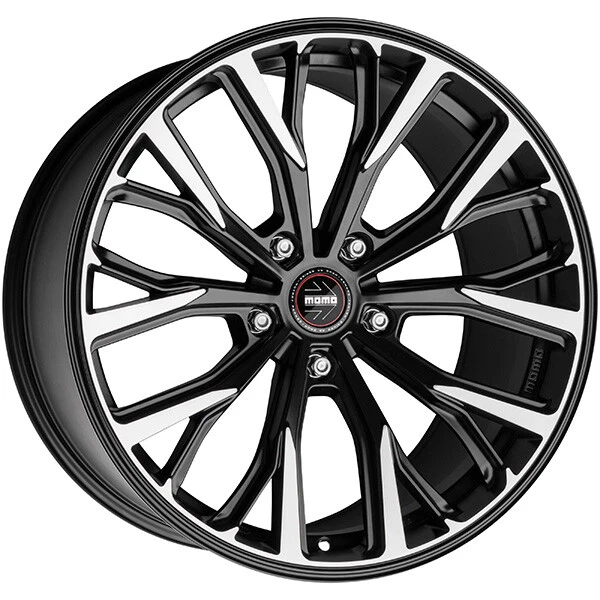 ALLOY WHEEL MOMO Rf-02 For Toyota Rav4 9X20 5X114,3 Matt Black Polished ...