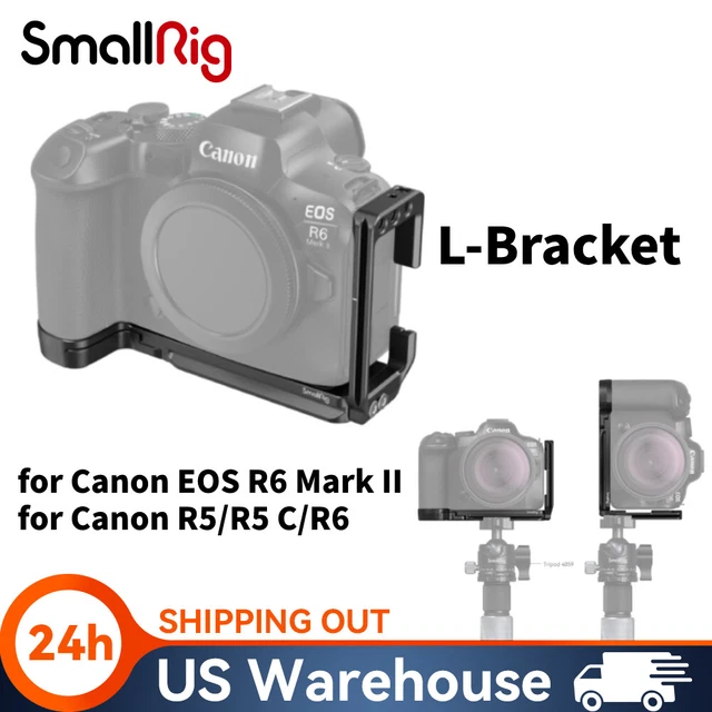 SMALLRIG EOS R6 Camera Cage L Bracket for Canon EOS R6 Mark II with ...