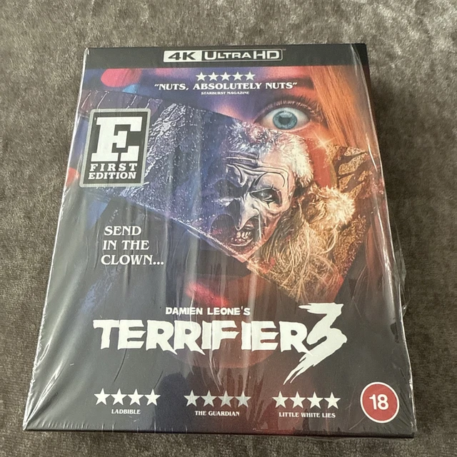 TERRIFIER 3 4K E Cine Collectors Book Film Poster Hard Box £31.92 ...