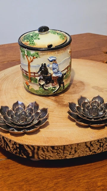 MARUHON WARE JAPAN Dick Turpin Jam Or Spices /Mustard With Lid 10 Cm ...
