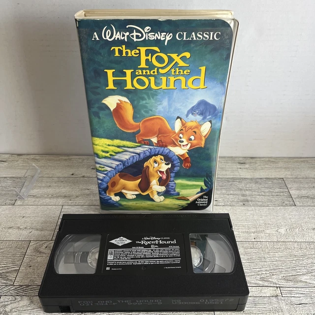 THE FOX AND the Hound (VHS, 1994) Rare black diamond "Classics" edition ...