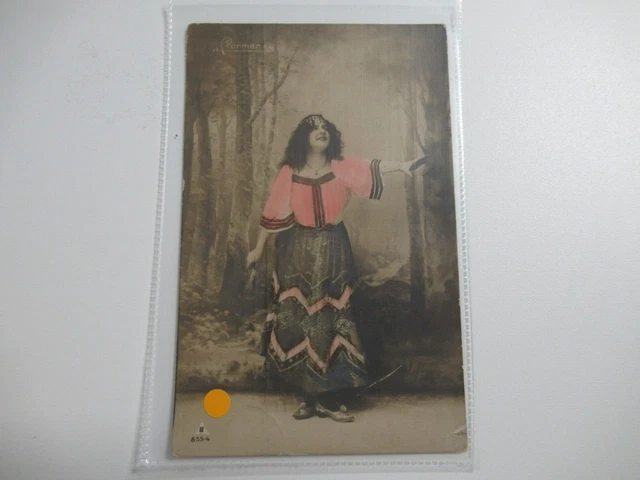 CARMEN - PAPIER Radium Brom - Carte Postale - Posted 1907 EUR 7,86 ...