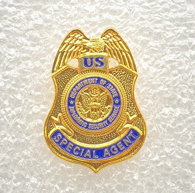 DIPLOMATIC SECURITY SERVICE DSS Special Agent Badge Shield Lapel Hat ...