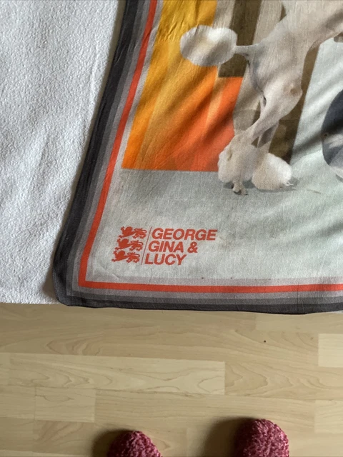 GROSSE WUNDERSCHÖNE STOLA💕TUCH 💕 GGL💕 135 Cm X 135 Cm Neuwertig!!! EUR ...