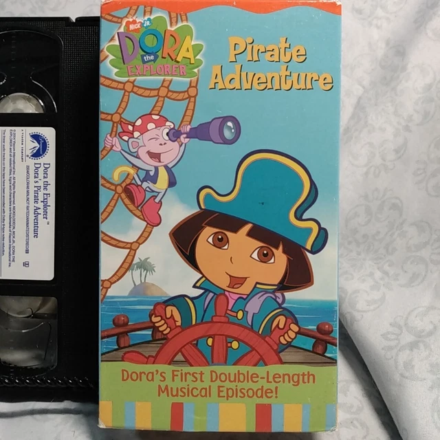 DORA THE EXPLORER Pirate Adventure VHS Video Tape 2004 Nick Jr ...