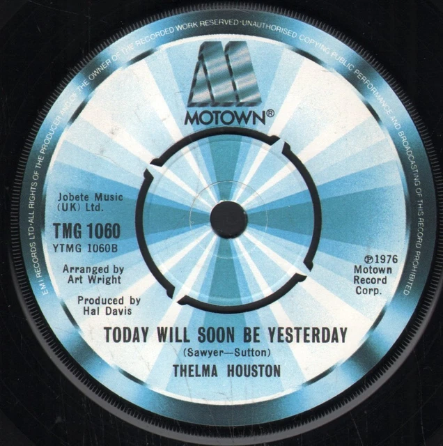 THELMA HOUSTON DON'T Leave Me This Way 7" vinyl UK Motown 1977 four ...