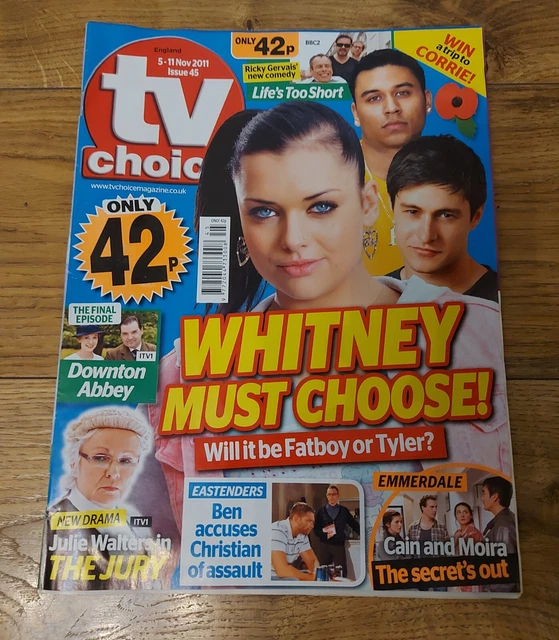 TV CHOICE UK Vintage Magazine - 5th-11th November 2011, Issue 45 £3.00 ...