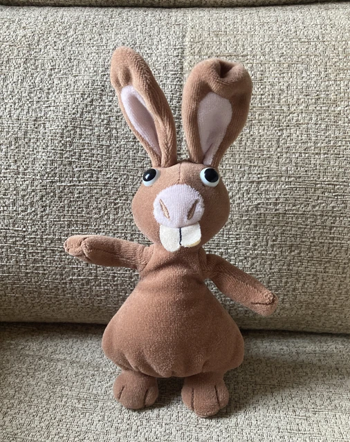 WALLACE AND GROMIT Curse Of The Were Rabbit Brown Bunny Plush Soft Toy ...
