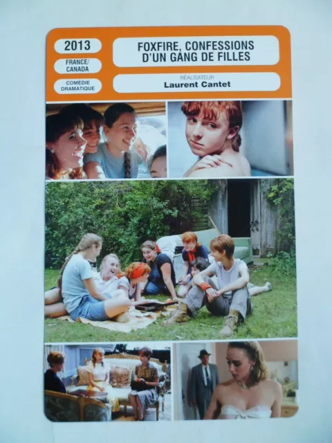 CARTE FICHE CINEMA 2013 FOXFIRE CONFESSIONS D'UN GANG DE FILLES Raven ... CARTE FICHE CINEMA 2013 FOXFIRE CONFESSIONS D'UN GANG DE FILLES Raven ...