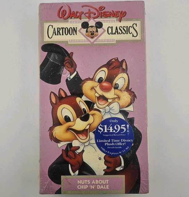 WALT DISNEY CARTOON Classics Vol 12 Starring Chip N Dale VHS Sealed £23 ...