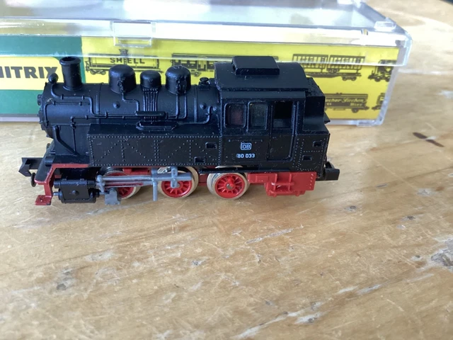 ARNOLD SPUR N1/160, Dampflok der DB Baureihe 80 033 in Minitrix OVP EUR ...