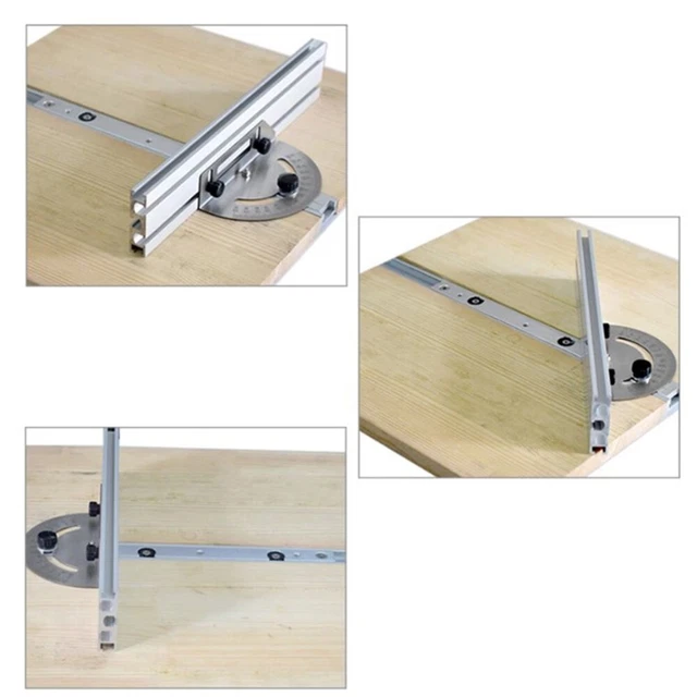 TABLE SCIES GUIDE Inversé Appui Bande Rails Règle Travail Du Bois ...