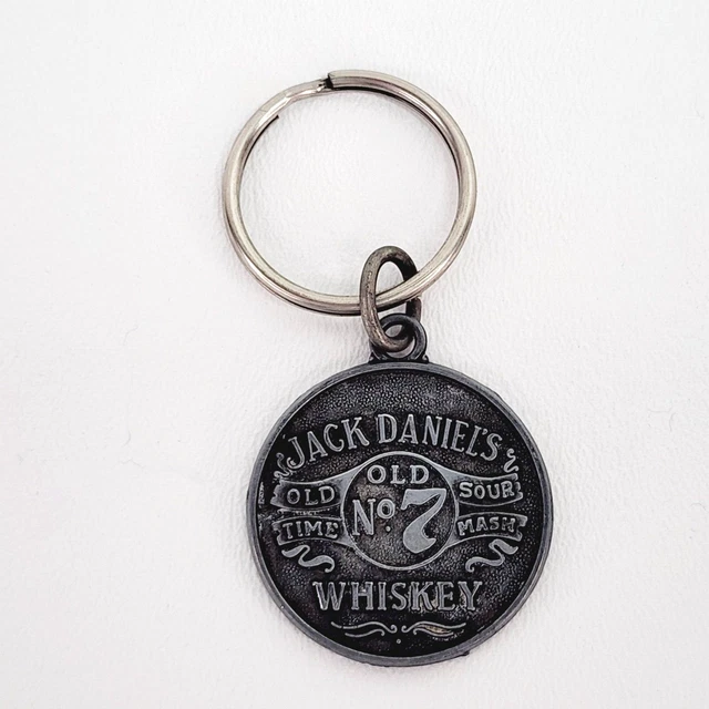 JACK DANIEL'S OLD No. 7 Whiskey Old Time Sour Mash Key Chain Key Ring £ ...