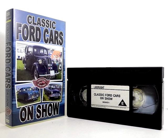 CLASSIC FORD CARS On Show VHS Tape 1930s-1970s Anglia, Popular, Escort ...