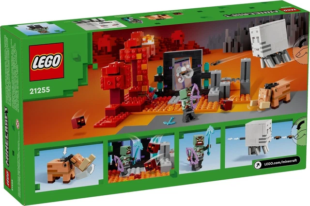 LEGO MINECRAFT 21255 THE NETHER PORTAL AMBUSH New Sealed and Sent Boxed ...