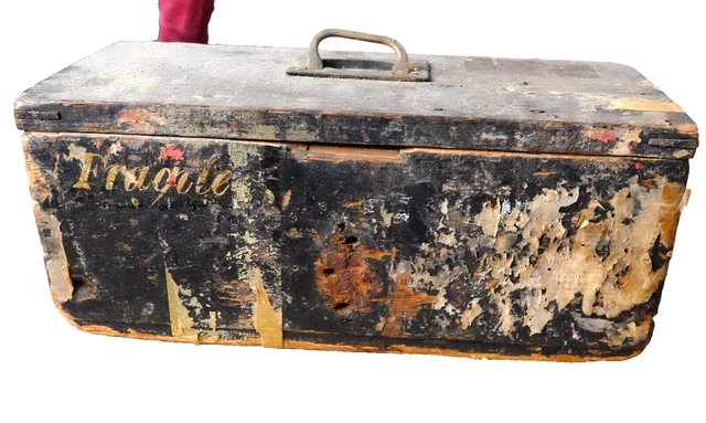 ANTIQUE G.E.R. GREAT Eastern Railway Water Sample Box, Wooden, 10.5 ...