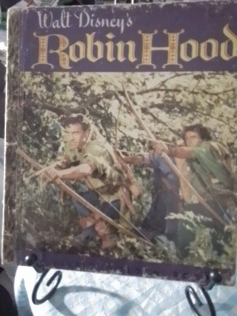 WALT DISNEY'S ROBIN HOOD Little Golden Book Colourtone Australian ...