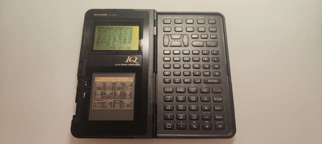 VINTAGE SHARP IQ-7000 Personal Electronic Organiser 1980s With Manual ...