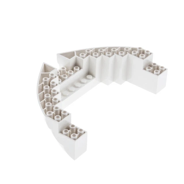 1X LEGO BOOT Bug 16x10x3 weiß Reling Rumpf Schiff 6061052 64645 14740 ...