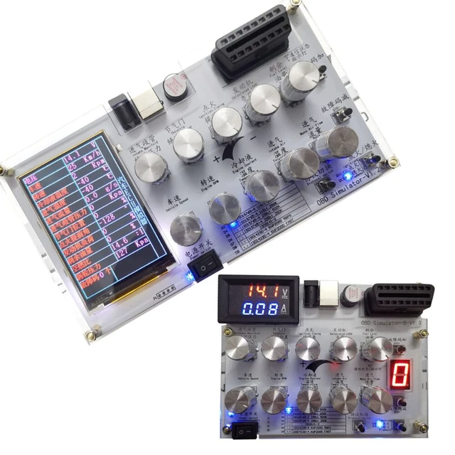 CAR ECU SIMULATOR/OBD Simulator/J1939/OBD II/ELM327 Development Test ...