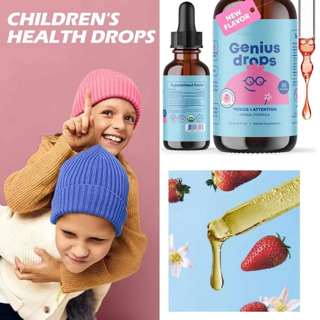 CHILDREN'S DROPS -ZEOLITE Detox for Speech DelaysTherapy 30ML DEDE- EUR ...