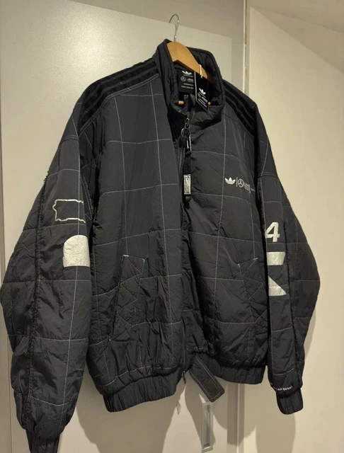 ADIDAS PARA BAD Bunny x Mercedes-AMG F1 Racing Jacket Grey XL £373.90 ...