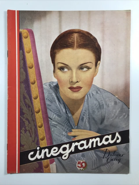 CINEGRAMAS MAGAZINE (SPANISH) Movie Screen Cinema, Dolores Casey (June ...