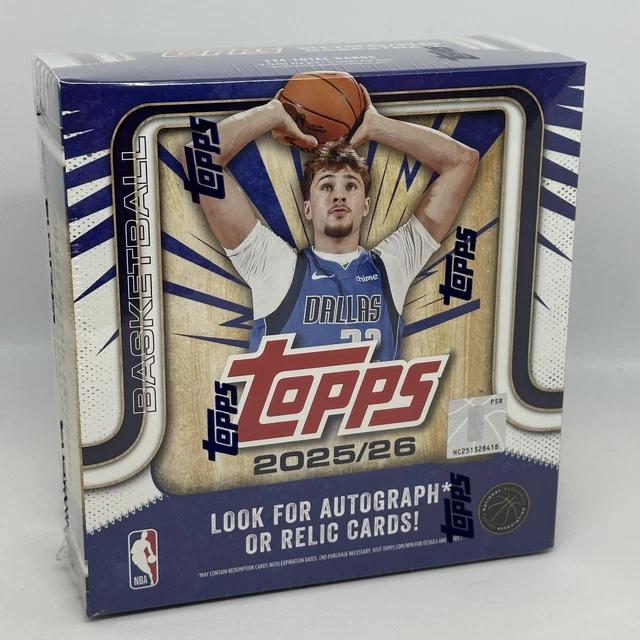 2025-26 TOPPS FLAGSHIP NBA Basketball Mega Box - Sealed In Hand $97.49 ...