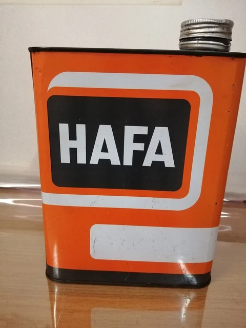 ANCIEN BIDON D'HUILE Hafa Motor oil deco loft atelier vintage EUR 19,00 ...