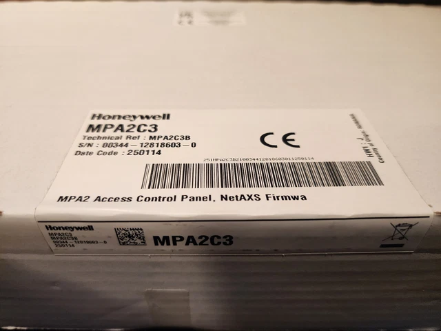 HONEYWELL MPA2C3 MPA2C3B MPA2 ACCESS CONTROL PANEL NetAXS Firmware ...