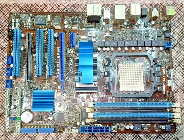 ASUS M4A87TD-EVO SOCKET AM3 DDR3 ATX Motherboard with I/O Shield £27.95 ...