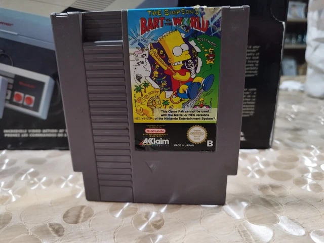 JEU NINTENDO NES Les Simpson Bart Vs The World Nes B EUR 21,90 ...