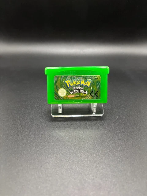 POKÉMON EDICIÓN VERDE Hoja ESP Original - Nintendo Game Boy Advance GBA ...