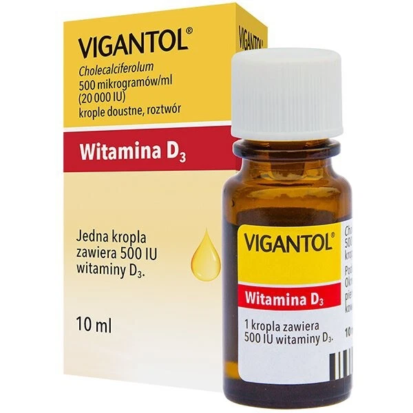 1 X VIGANTOL, vitamin D3 oral drops, 10 ml £10.00 - PicClick UK