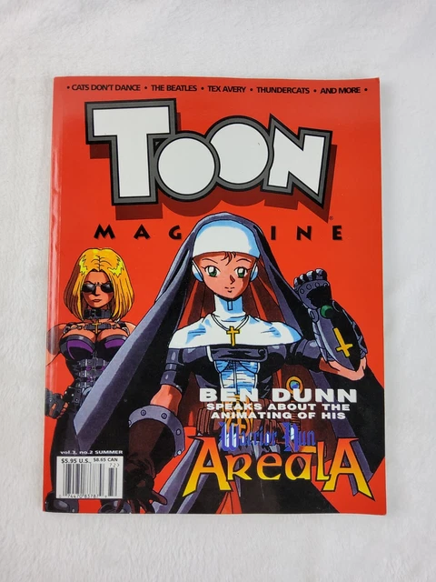 TOON MAGAZINE ANIMATION Cartoons Vintage 90s Winter 1996 Vol 2 #1 Duck ...
