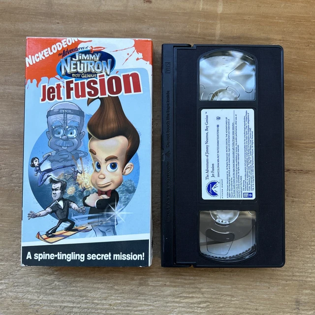NICKELODEON ADVENTURES OF Jimmy Neutron Jet Fusion VHS Video Tape ...