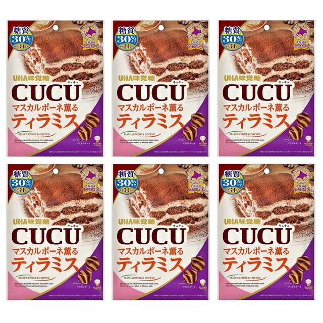 NEW! UHA CUCU hard candy tiramisu flavoured x6 packs DIRECT FROM JAPAN! £24.47 - PicClick UK