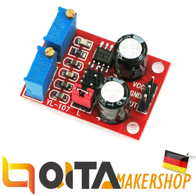 NE555 FREQUENZ IMPULSGEBER Pulsgenerator Taktgeber Modul für Arduino ...