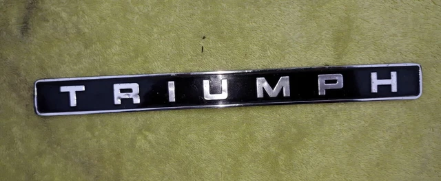 TRIUMPH STAG BADGE Front Plinth Rear MK1 Plinth Spitfire GT6 Dolomite ...