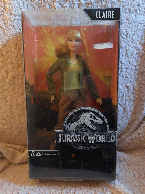 JURASSIC WORLD CLAIRE Jointed Barbie Signature Doll Mattel 2017 £59.99 ...