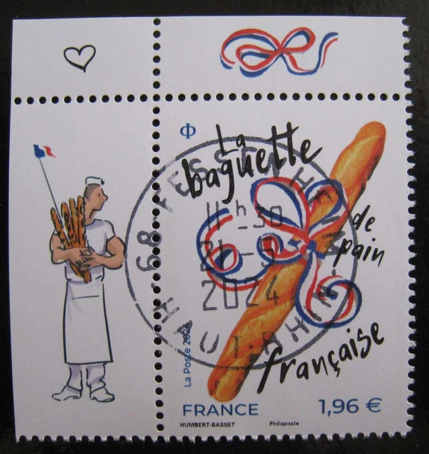 TIMBRE DE FRANCE 2024 La Baguette - Timbre oblitéré EUR 3,00 - PicClick FR
